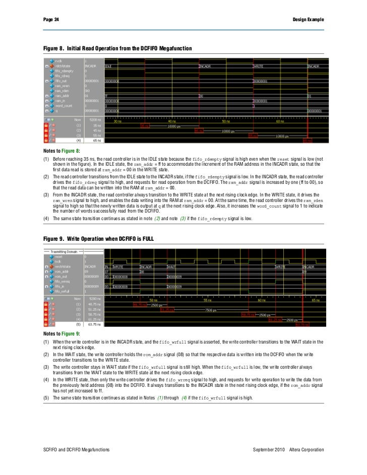 Altera Fifo User Guide