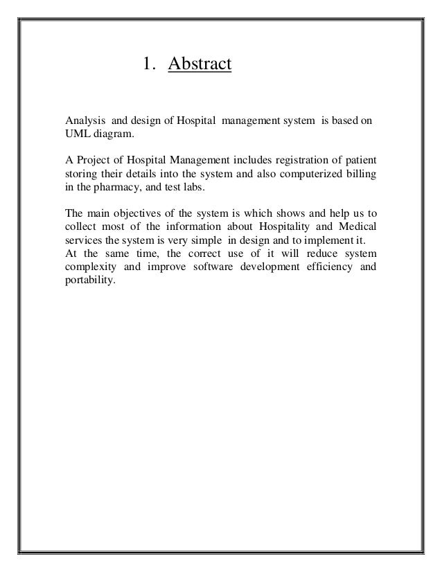 Uml Diagram For hospital management system uml-diagram-for-hospital-management-system
