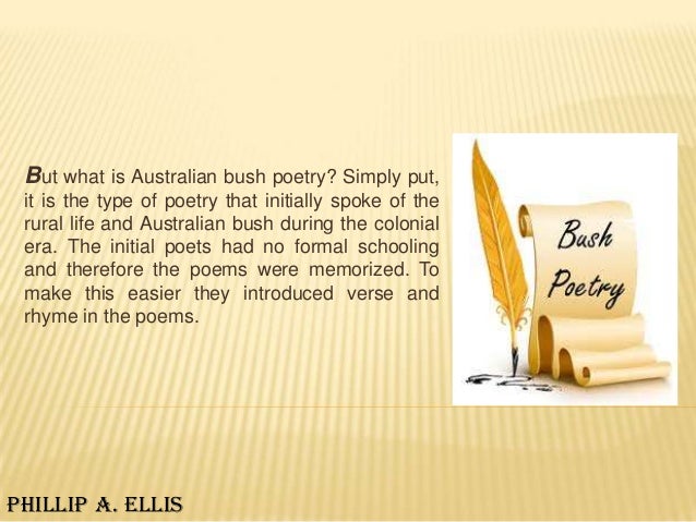 Understanding Australian Bush Poetry