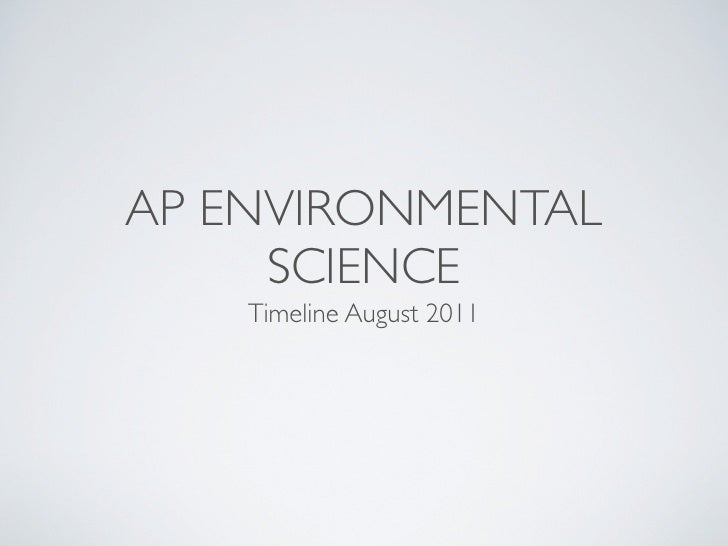 AP Environmental Science Timeline Review ap-environmental-science-timeline-review