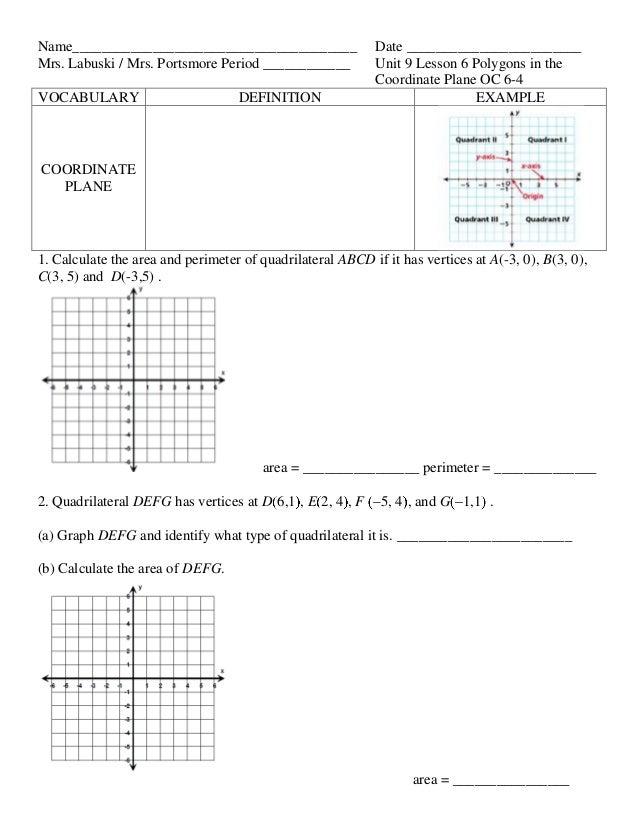 Unit 9 Lesson 6 Polygons In The Coordinate Plane unit-9-lesson-6-polygons-in-the-coordinate-plane