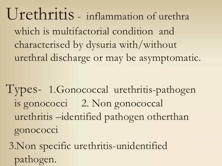 Urethritis Seminar