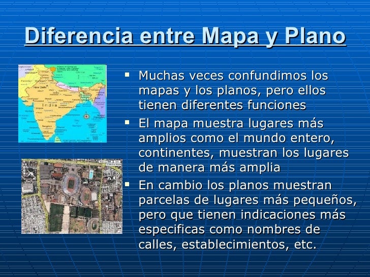 Uso de los mapas o planos de ruta Uso de los mapas o planos de ruta