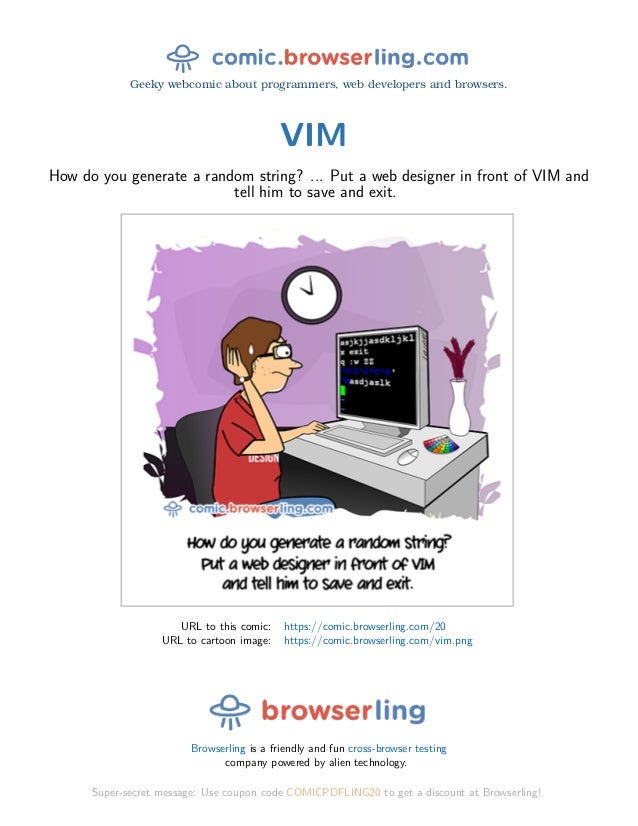 Vim Web Designer Jokes Comics And Cartoons