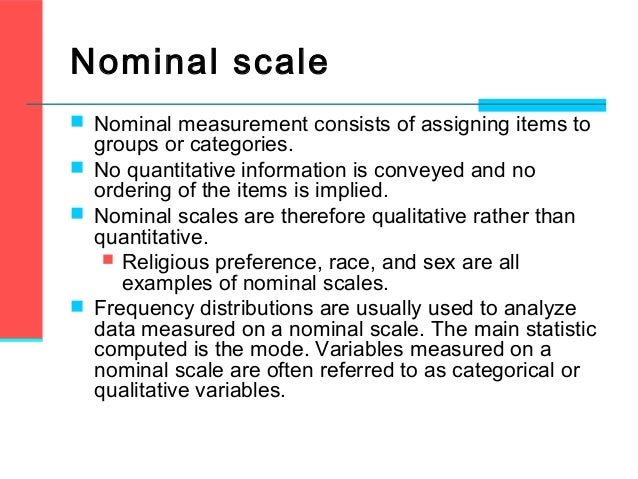 Nominal Scale Definition Characteristics And Examples Nominal Scale