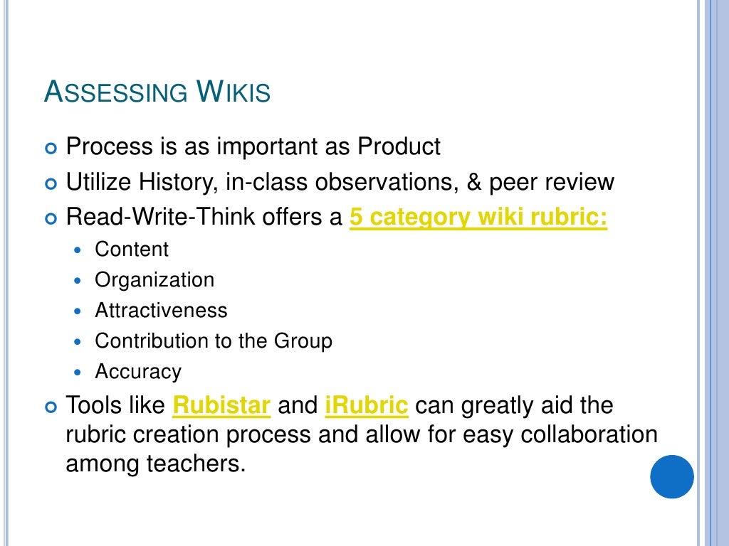 Wikis in the K12 Classroom