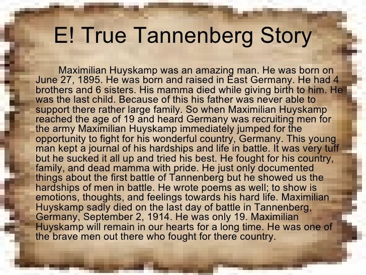 Facts about the battle of tannenberg - wetnery