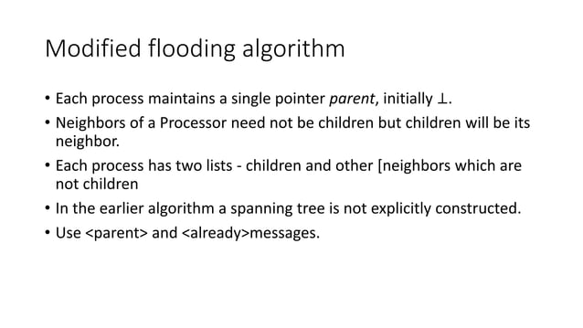 0 1-basic flooding algorithm | PPT