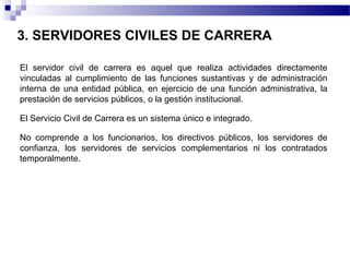 GRUPOS DE SERVIDORES CIVILES DEL SERVICIO CIVIL | PPT