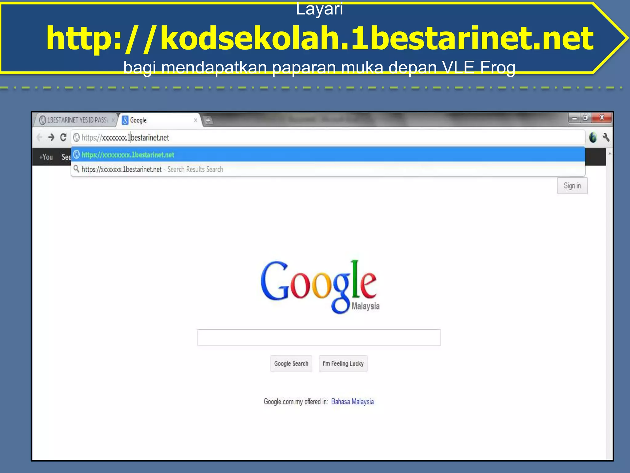 0.3 akses vle frog | PPT