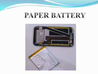 paper battery | PPTX