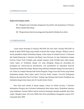 Contoh pengenalan,objektif kajian,lokasi kajian PBS PA | DOCX