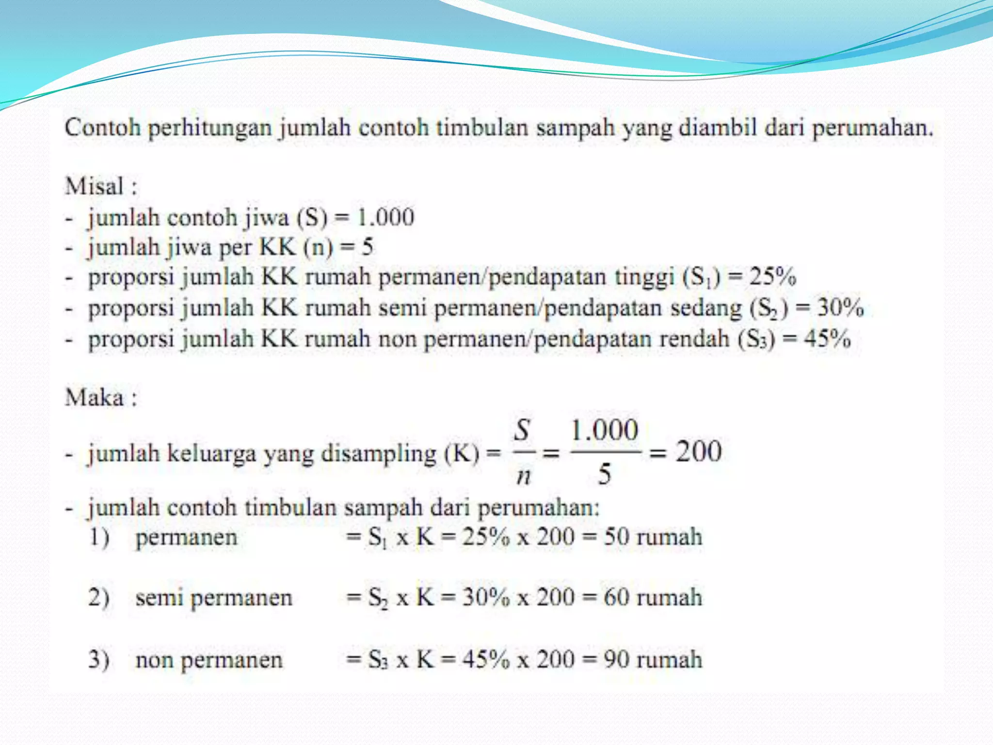pengukuran timbulan sampah | PPTX