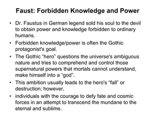 Some features of the Gothic as a genre | PPTX | Fiction | Books and ...