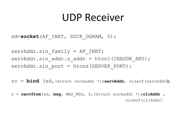 Socket programming | PPTX