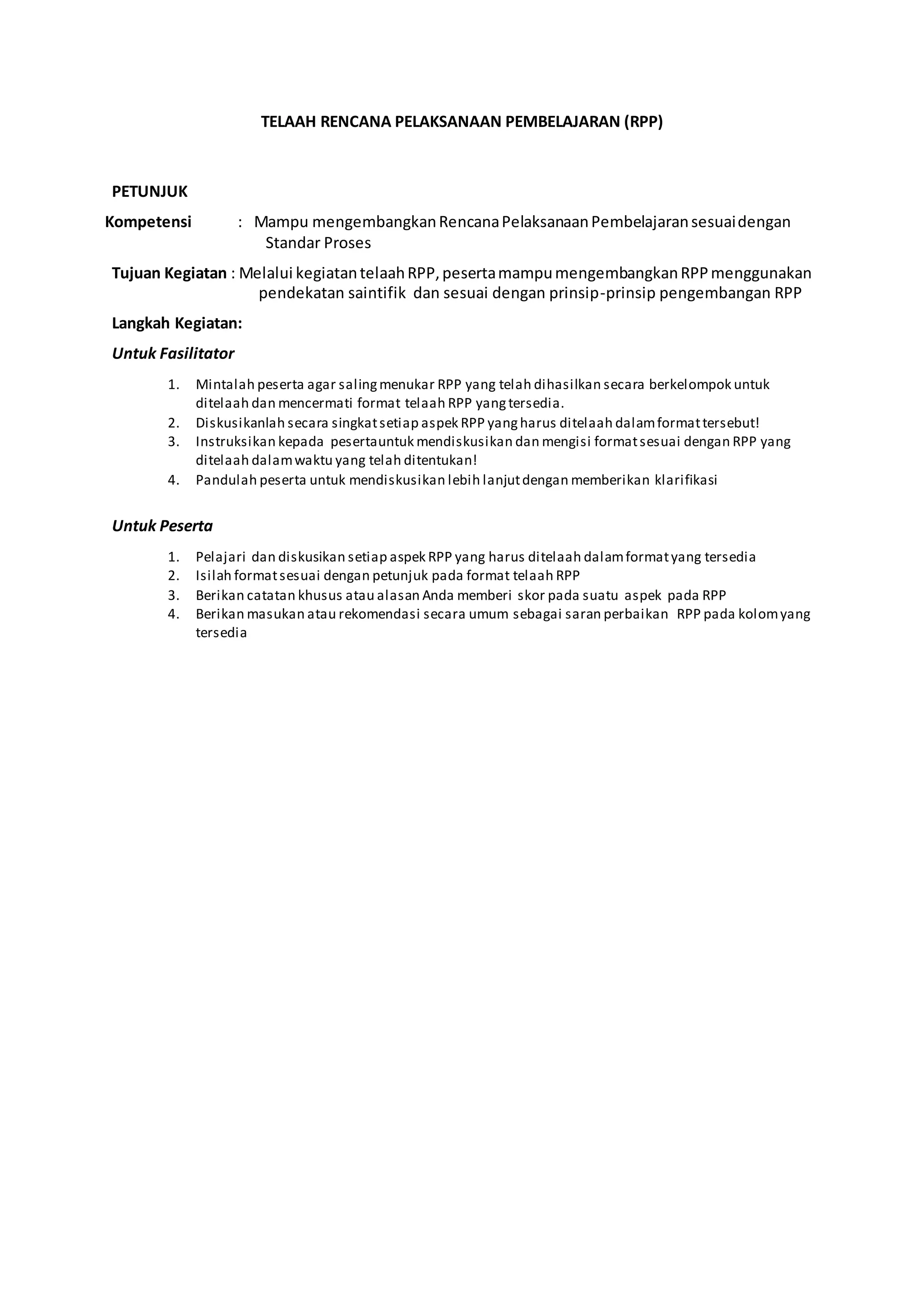 0. telaah rpp | DOCX