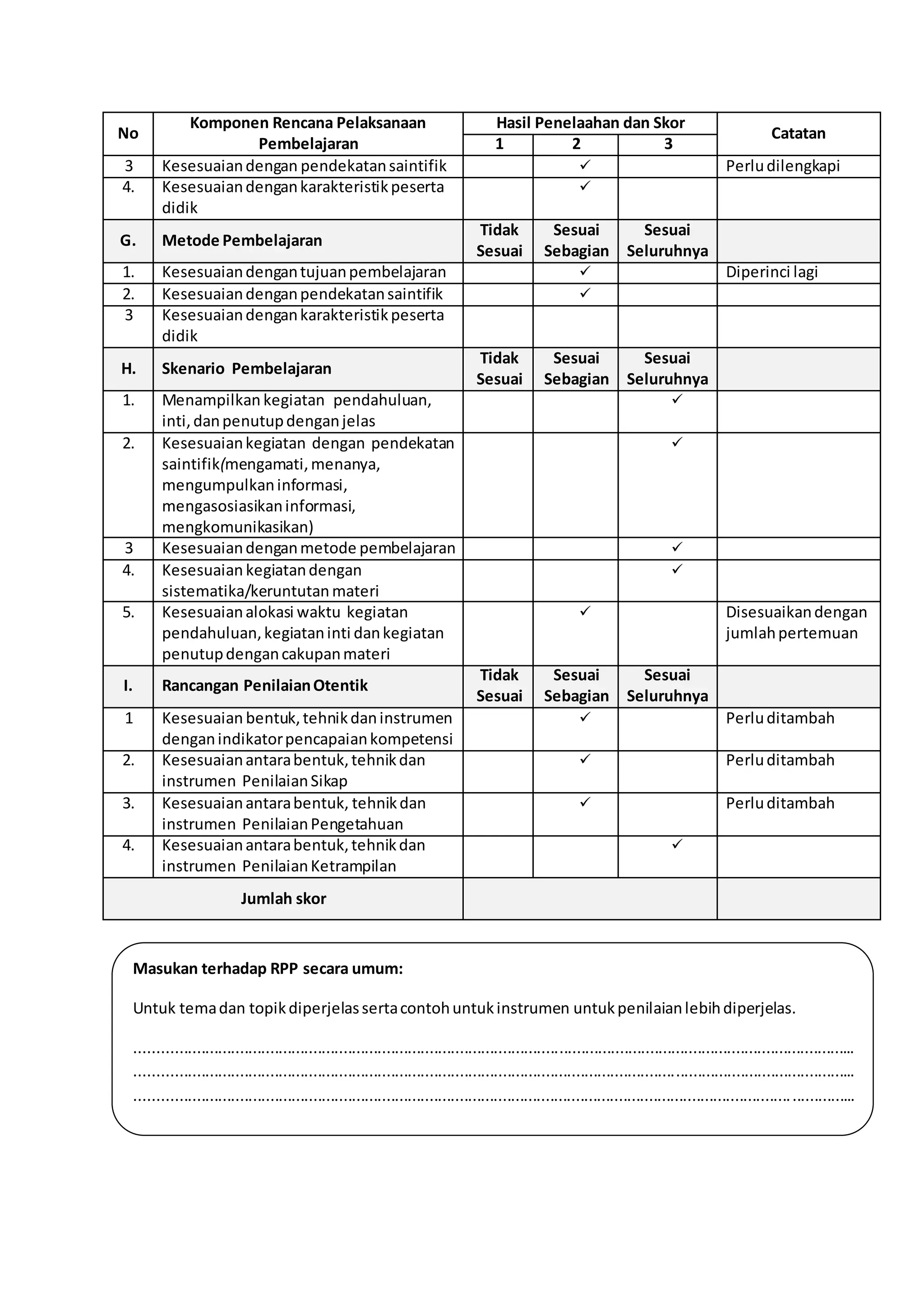 0. telaah rpp | DOCX