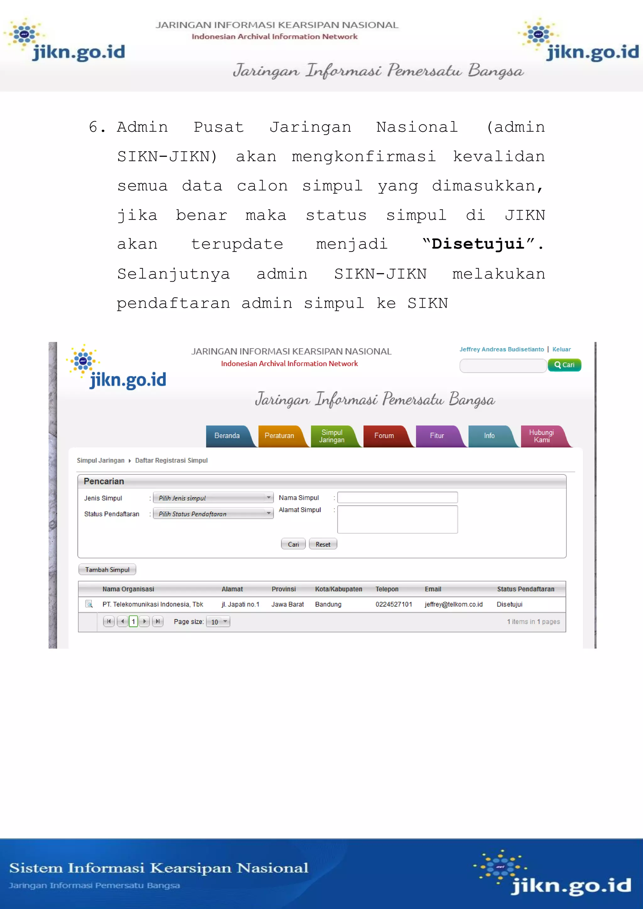 0. proses pendaftaran jikn sikn | PDF
