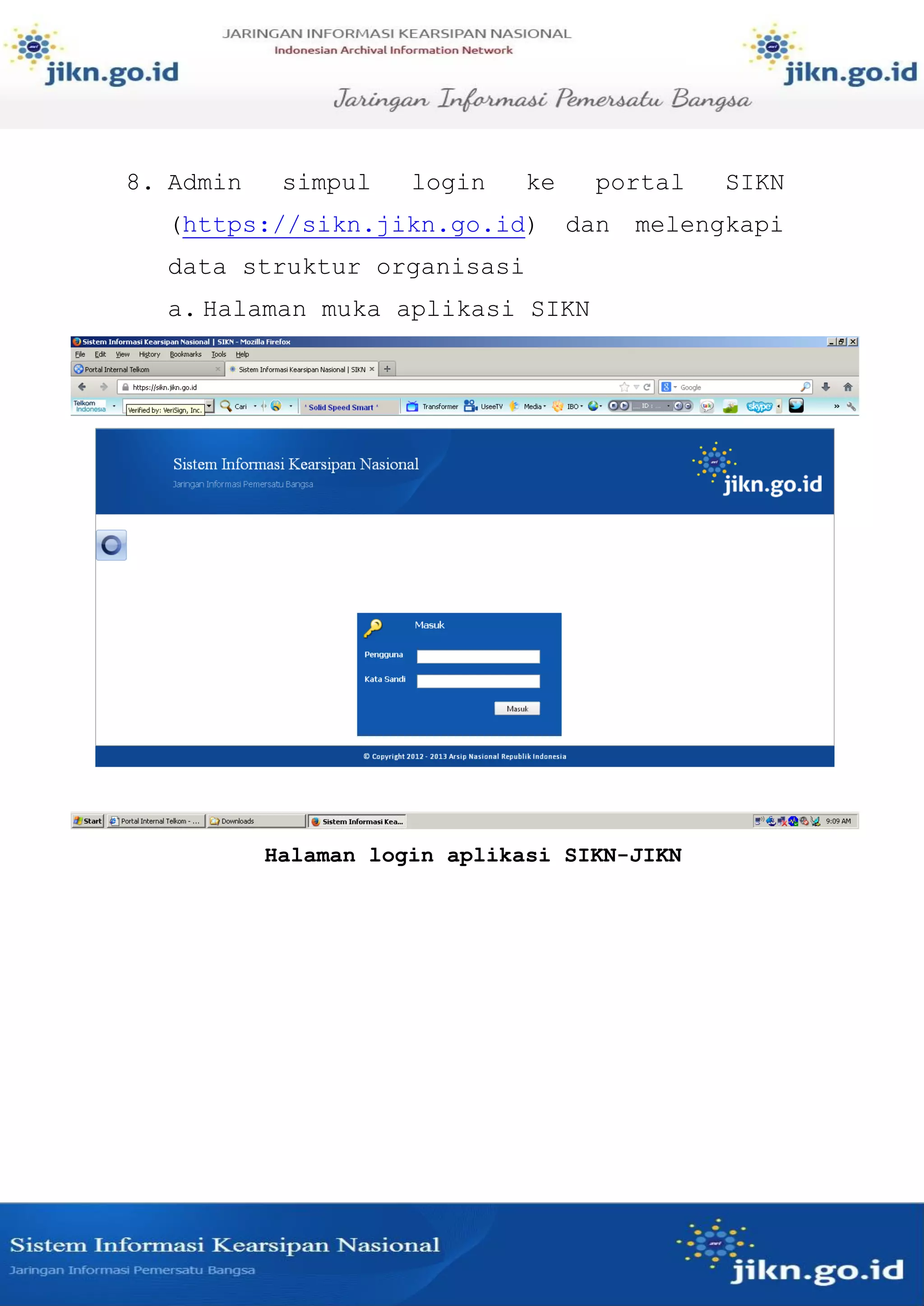 0. proses pendaftaran jikn sikn | PDF