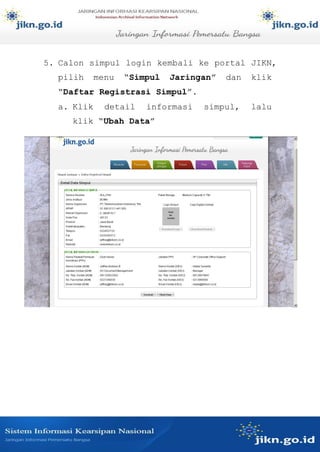 0. proses pendaftaran jikn sikn | PDF