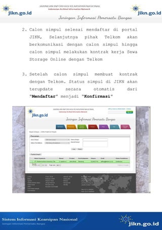 0. proses pendaftaran jikn sikn | PDF