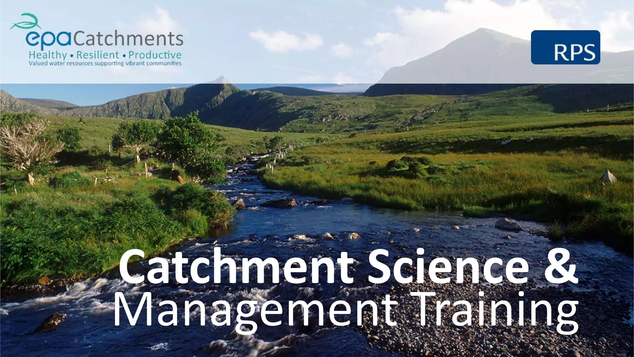 0. Integrated Catchment Management Course - Ground rules & introduction ...