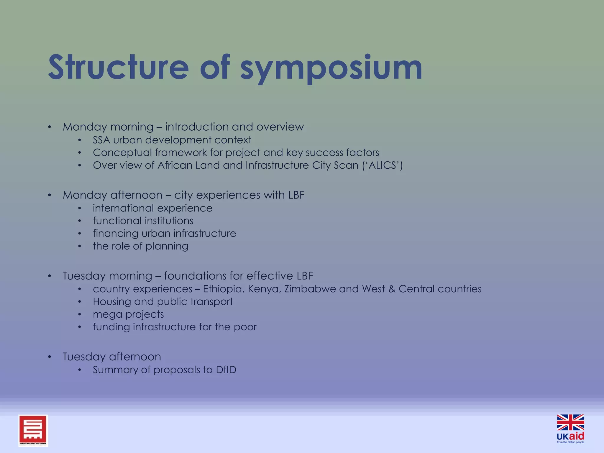 0. Symposium introduction & overview | PPT