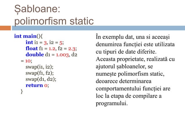 0.0 particularitatile programarii с++ | PPTX