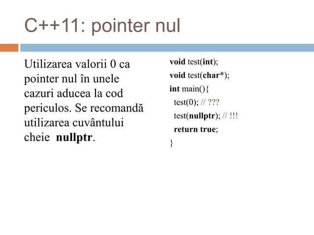 0.0 particularitatile programarii с++ | PPTX