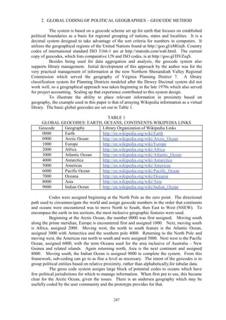 Prototype Global Coding of Political Geographies for Library and Data ...