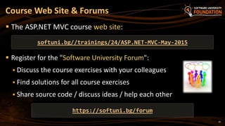 asp.net mvc-course-introduction | PPT