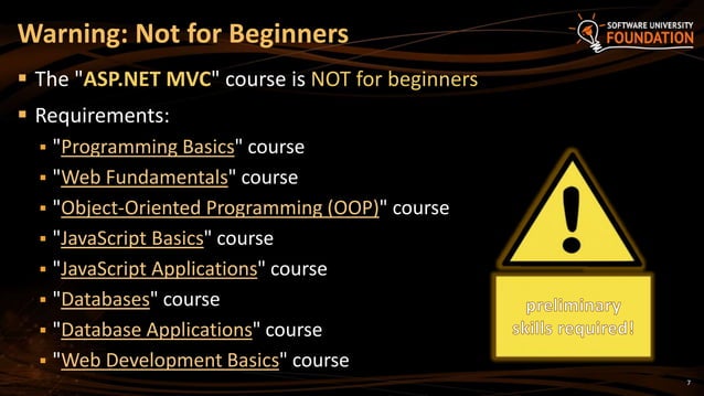 asp.net mvc-course-introduction | PPT