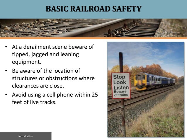 Transportation Rail Incident Preparedness & Response | PPTX | Rail ...