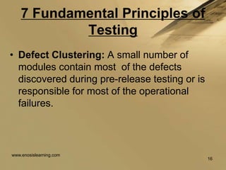 Introduction To Testing by enosislearning.com | PPT