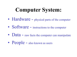chapter 1 peter norton introduction to computers | PPTX