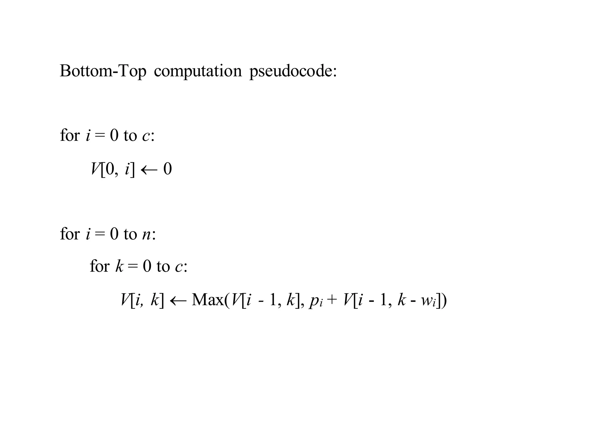 0-1 KNAPSACK PROBLEM | DOCX