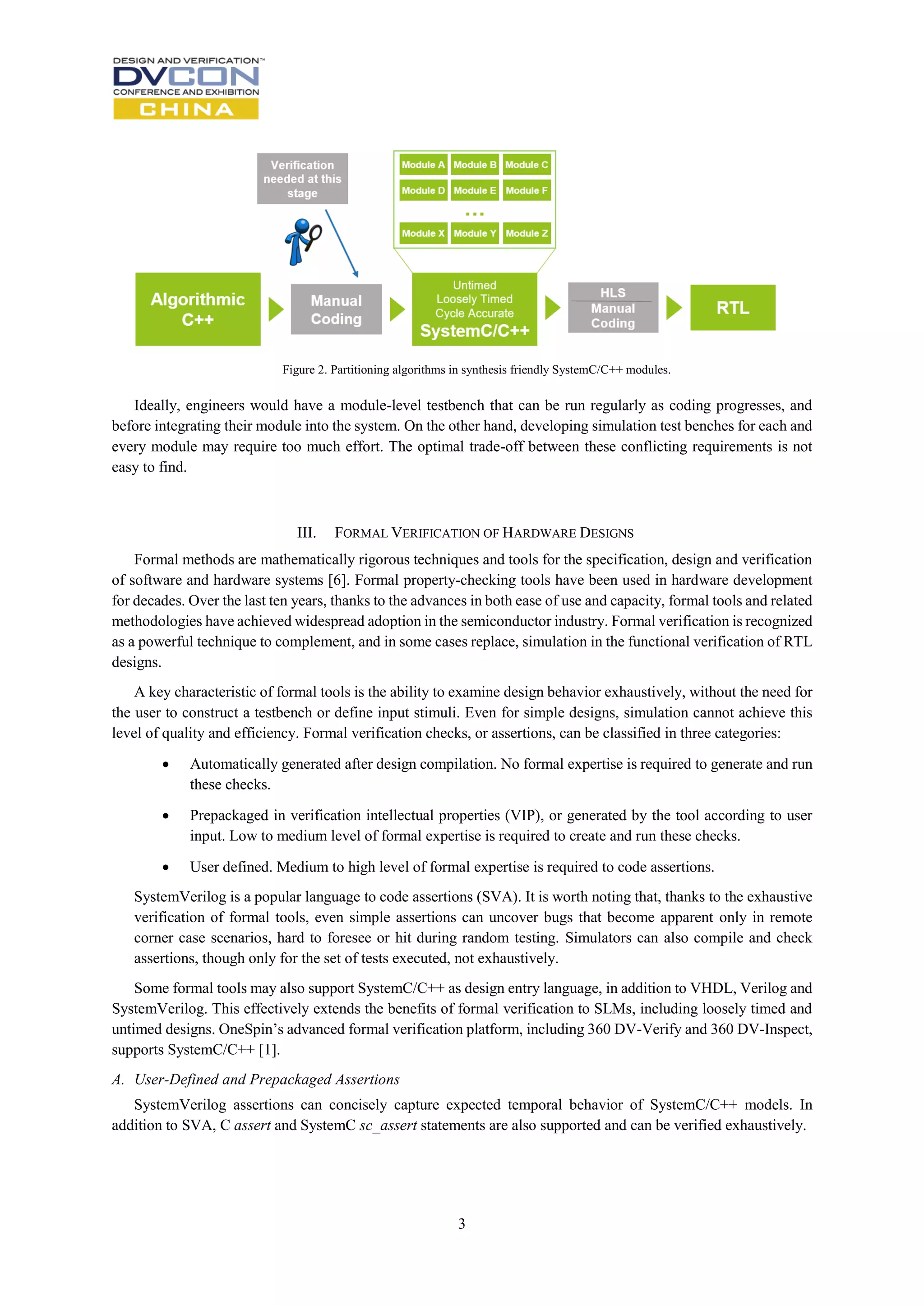 Automated Formal Verification Of Systemc C High Level Synthesis Models Pdf
