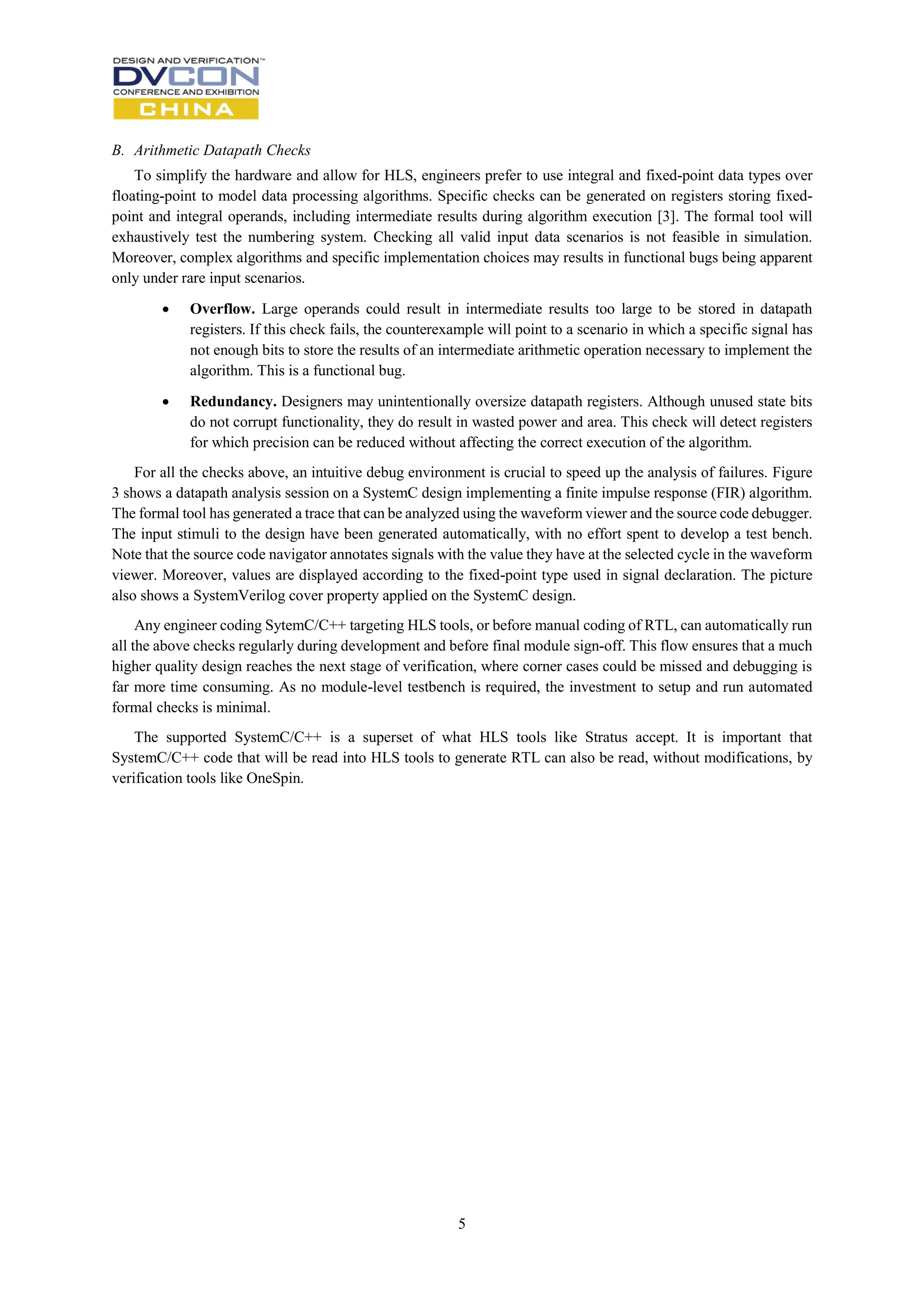 Automated Formal Verification of SystemC/C++ High-Level Synthesis Models | PDF