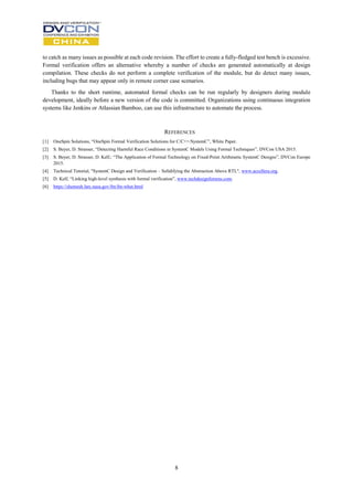 Automated Formal Verification of SystemC/C++ High-Level Synthesis ...