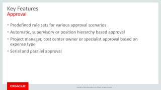 oracle fursion expense managment details | PPT