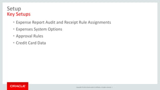 oracle fursion expense managment details | PPT