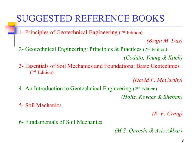 Geotechnical Engineering-II [Lec #0: Course Material] | PPSX