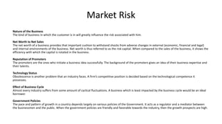 Risk Management in NBFC | PPTX