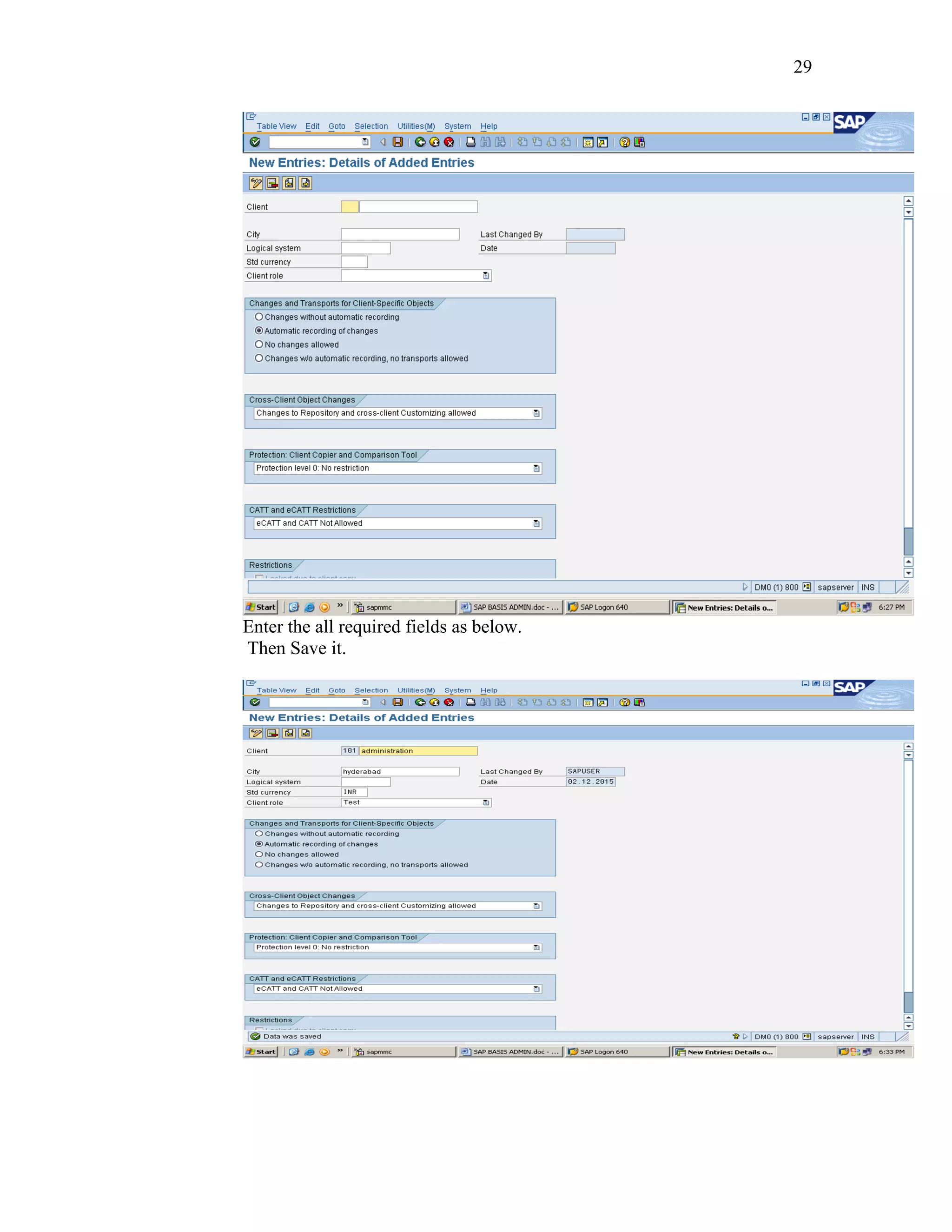 sap basis transaction codes | PDF