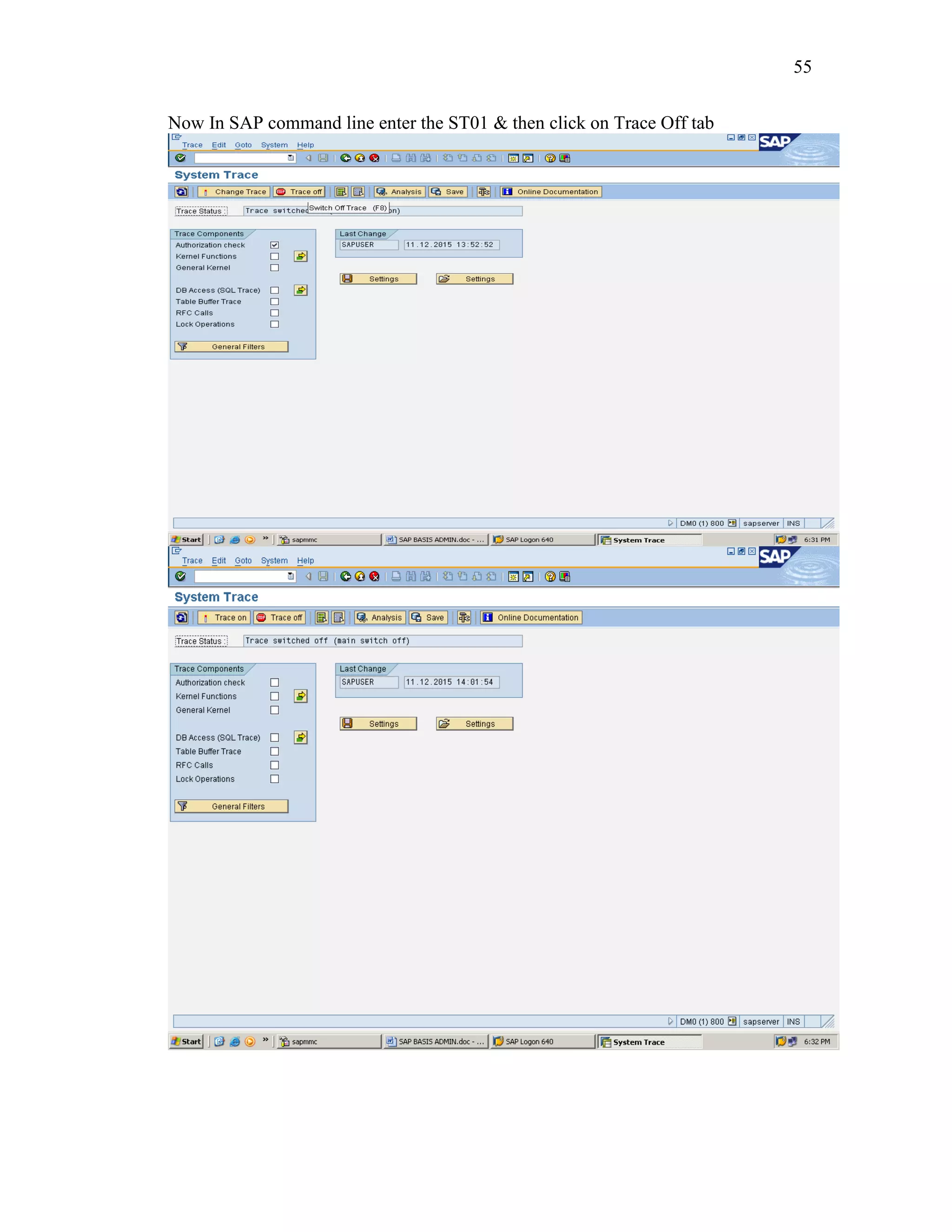 sap basis transaction codes | PDF