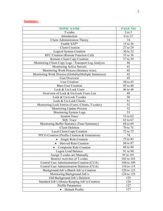 sap basis transaction codes | PDF