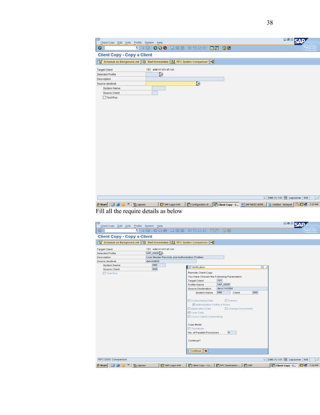 sap basis transaction codes | PDF