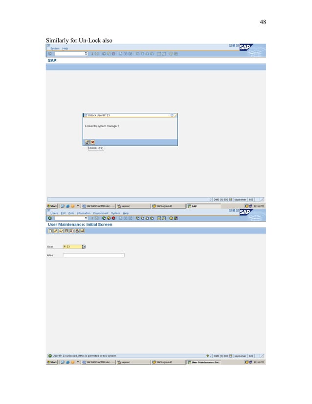 sap basis transaction codes | PDF