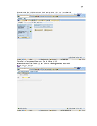 sap basis transaction codes | PDF