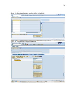 sap basis transaction codes | PDF